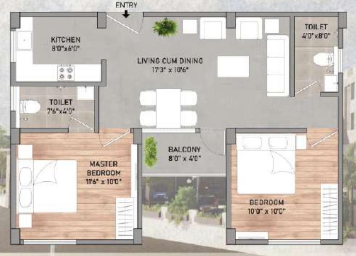 Unity PMG Greens in Champasari, Siliguri - Price, Reviews & Floor Plan