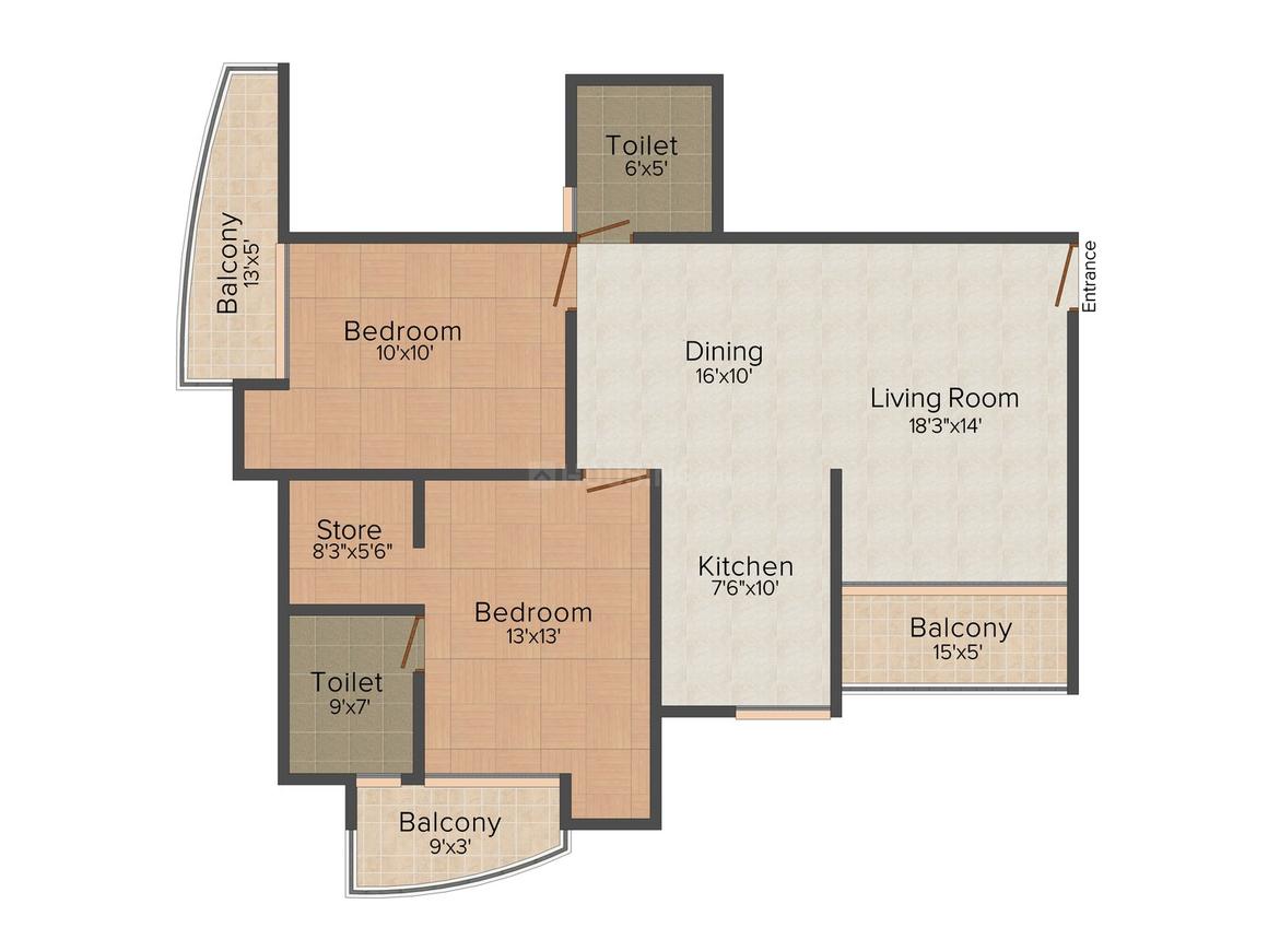 The Antriksh Nature Floor Plan Sector 52, Noida
