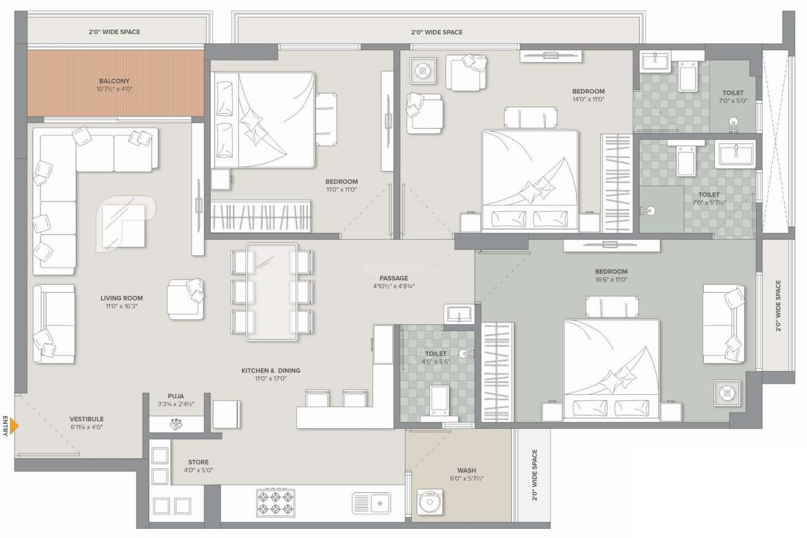 Origin Park in Sargasan, Gandhinagar - Price, Reviews & Floor Plan