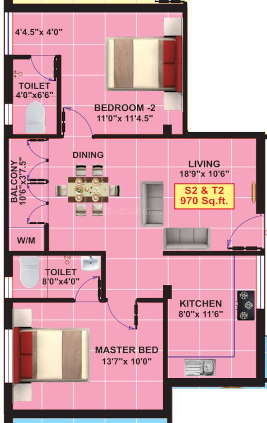 Eeshani Saraswathi Palace Floor Plan Chromepet, Chennai