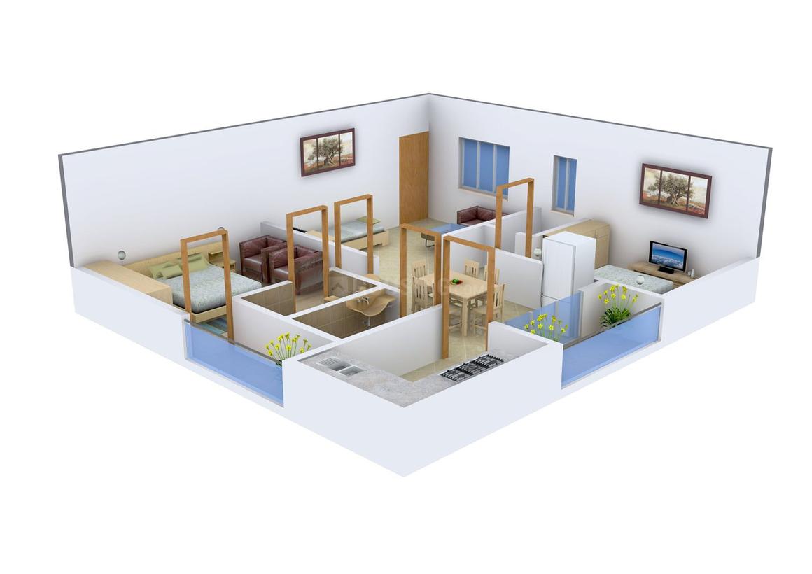 Nestcon Flamingo Floor Plan Kondapur, Hyderabad