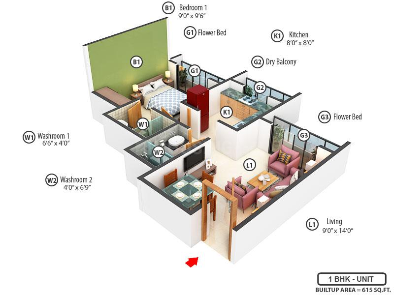 HDIL Residency Park II in Virar West, Mumbai - Price, Reviews & Floor Plan