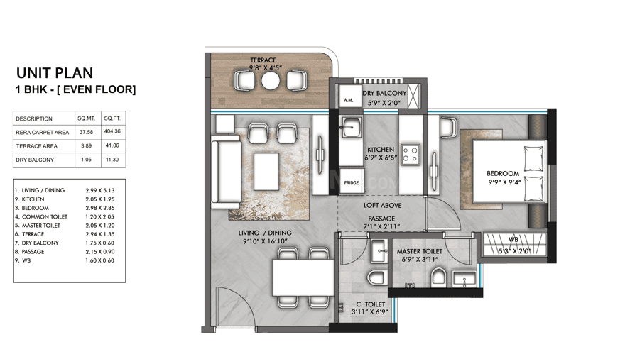 Trec- Real Casa Terraza in Vasai West, Mumbai - Price, Reviews & Floor Plan