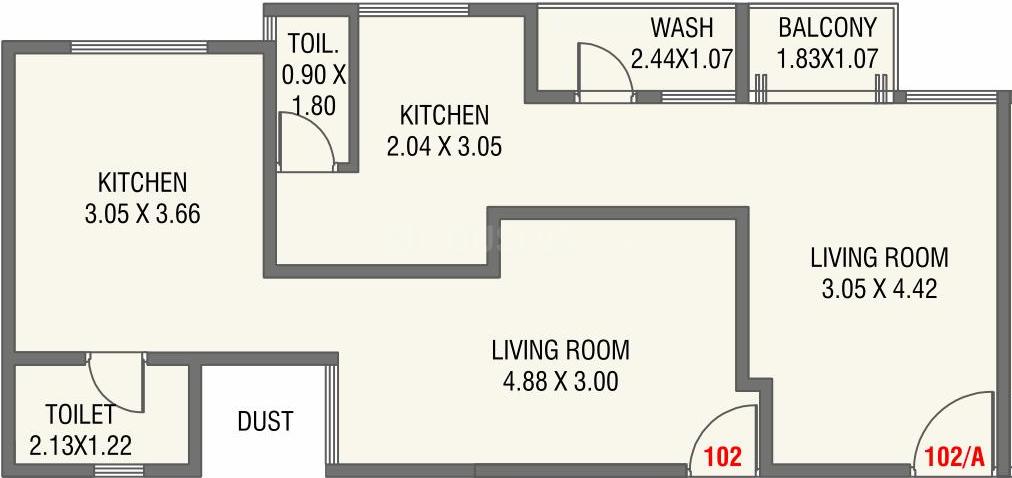 Silverline Toran Residency Floor Plan Gotri, Vadodara