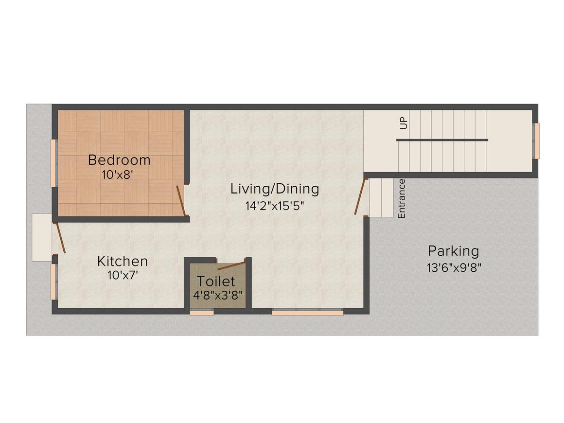 RKN Ektha Villas Floor Plan Selaiyur, Chennai