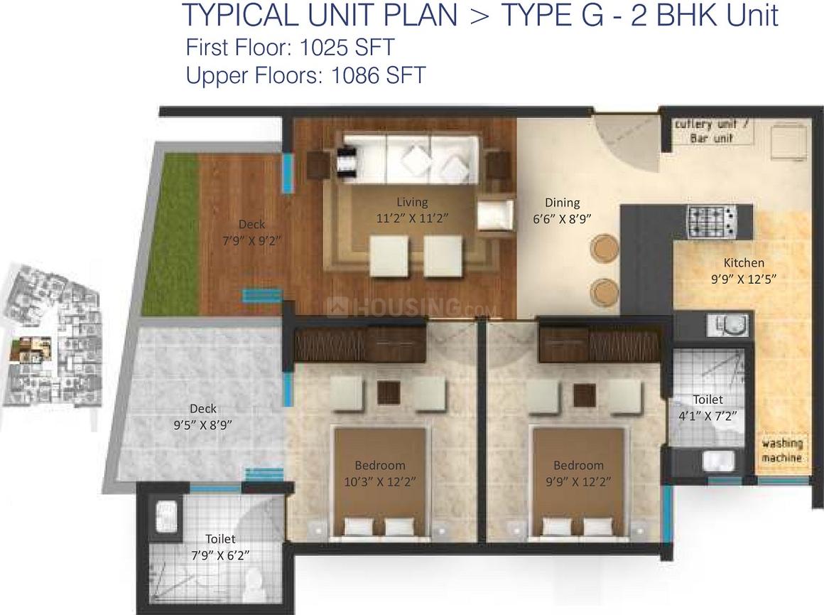 Versova Sky Floor Plan Kaggadasapura, Bangalore