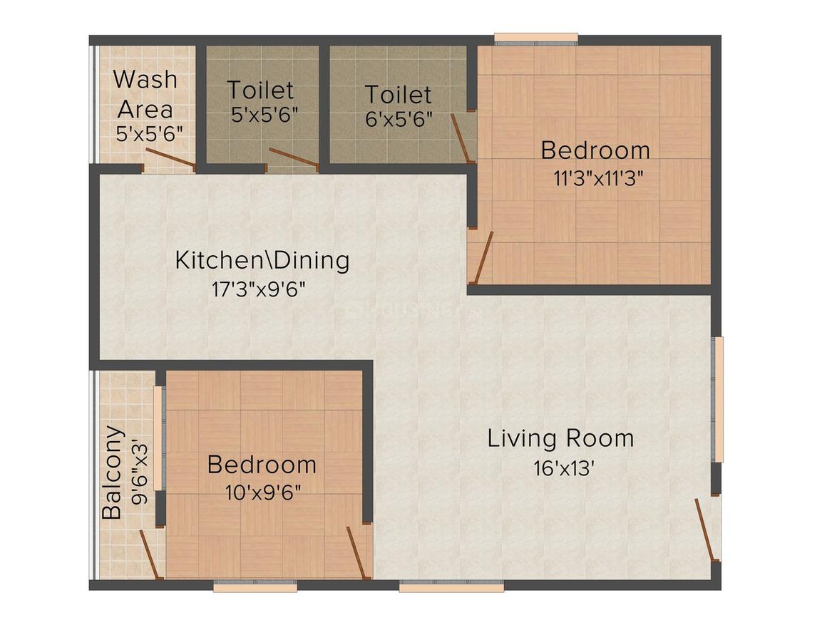Navcar's Tropical Springs Floor Plan Sainikpuri, Hyderabad