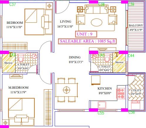 Honey Comb Homes in Mysore Road, Bangalore - Price, Reviews & Floor Plan