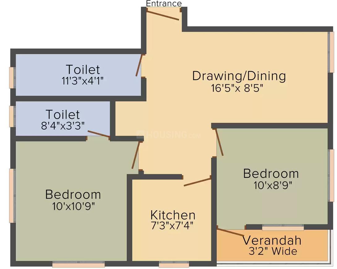 Nirman Alpha Floor Plan New Town, Kolkata