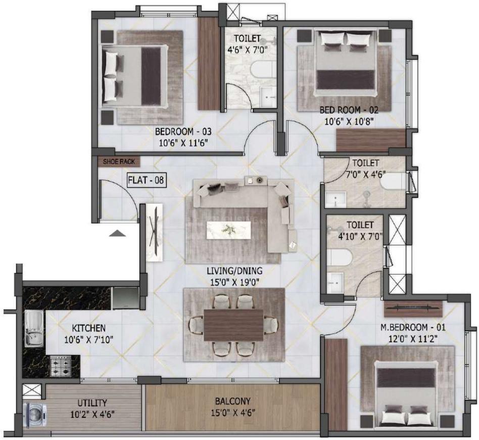 MSR Passion Square in Choodasandra, Bangalore - Price, Reviews & Floor Plan