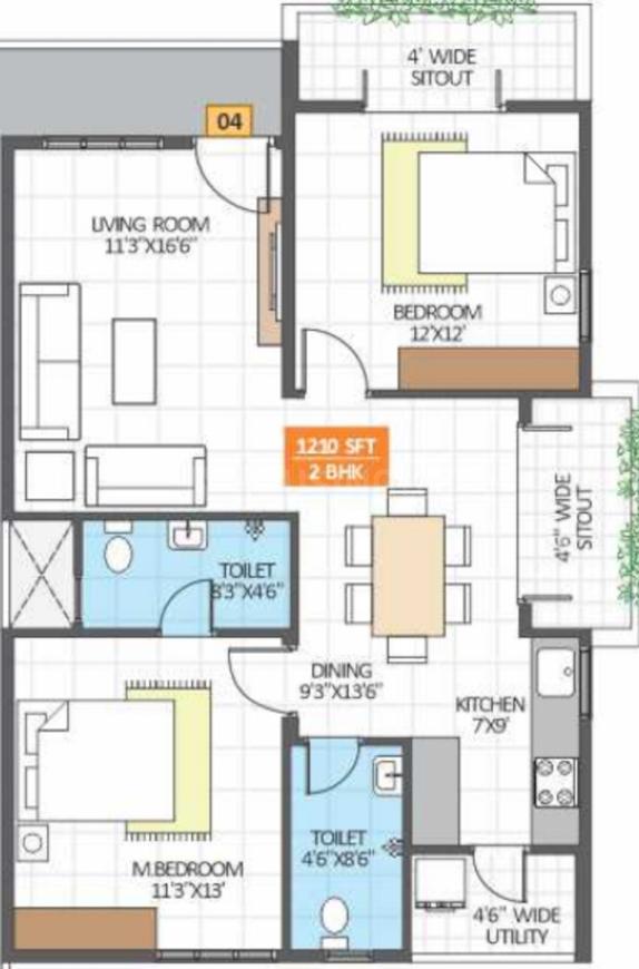 PVR Iris Floor Plan Krishnarajapura, Bangalore