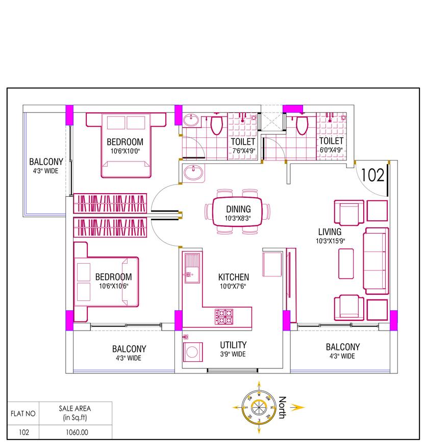 Pranaam Mandara Excellency in Urwa, Mangalore - Price, Reviews & Floor Plan