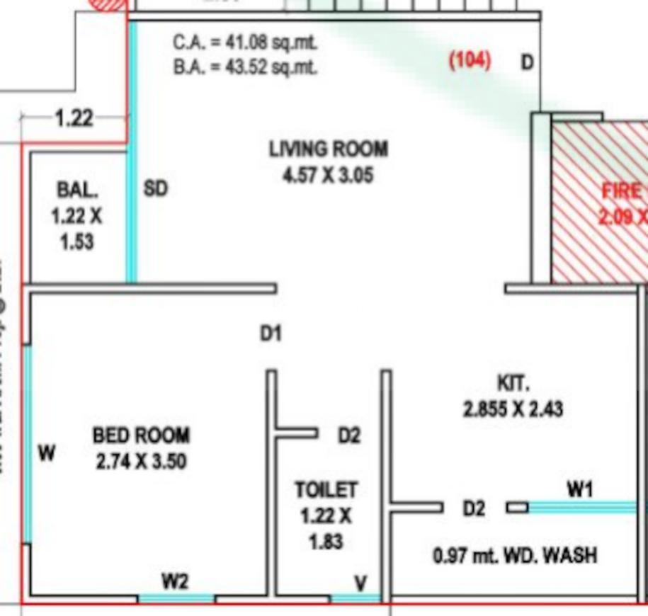 Shantam Hills Floor Plan Bhesan, Surat