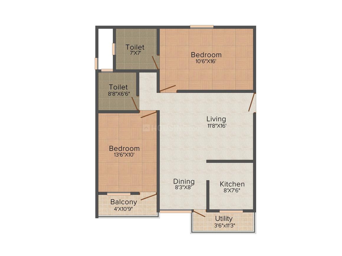 Samaya Sonata Floor Plan Vidyaranyapura, Bangalore