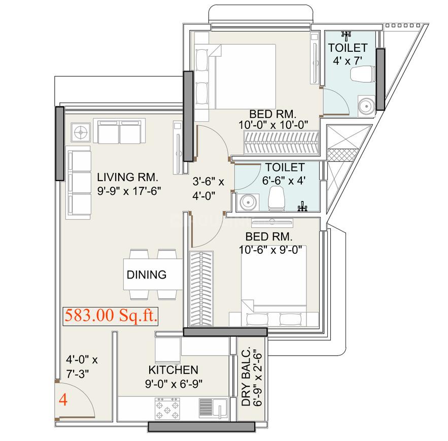 MK Gracia in Andheri West, Mumbai - Price, Reviews & Floor Plan