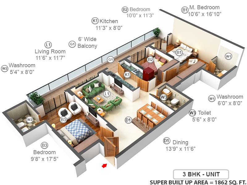 DLF The Skycourt in Sector 86, Gurgaon - Price, Reviews & Floor Plan