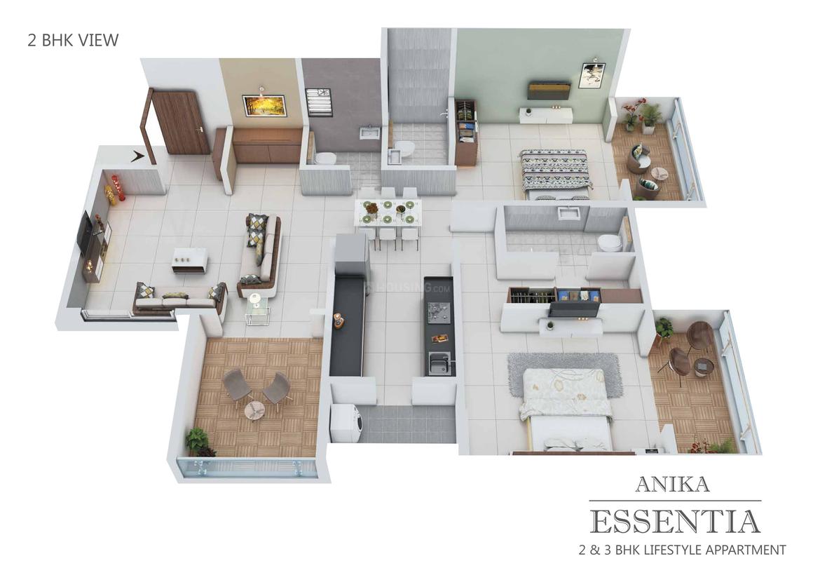 Anika Essentia Floor Plan Ghorpadi, Pune