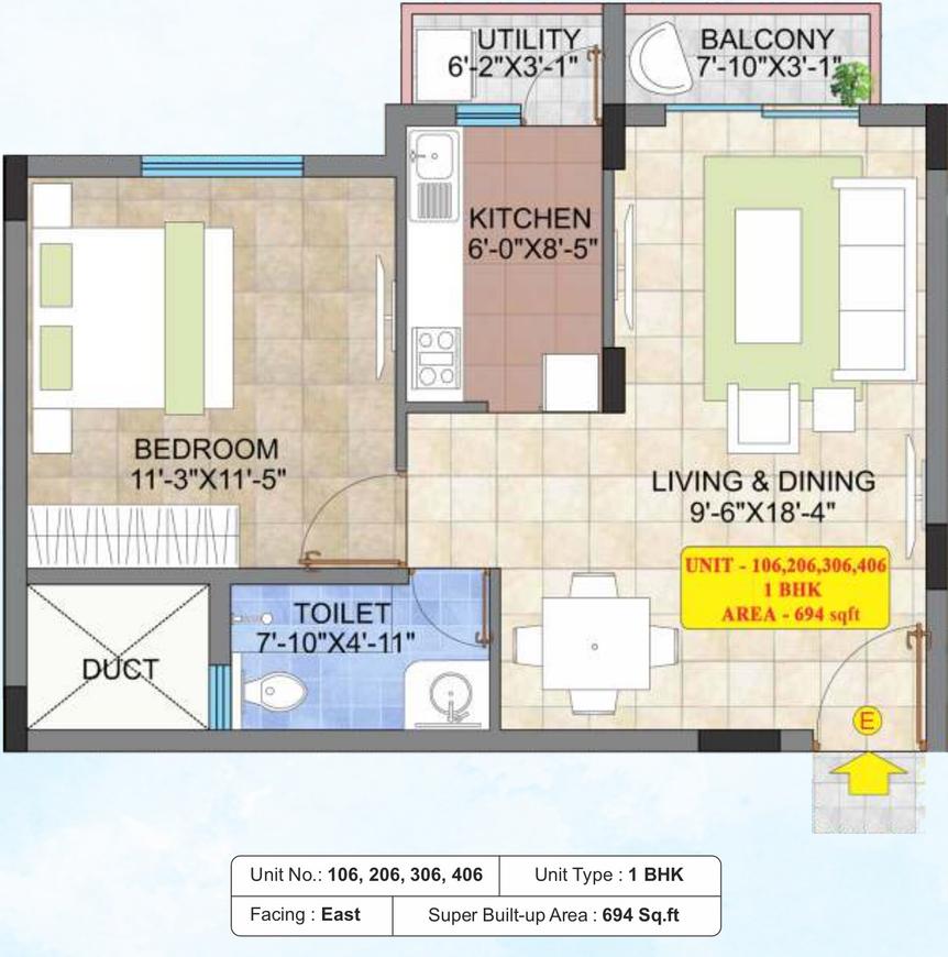 Raja Four Squares Floor Plan Adugodi, Bangalore