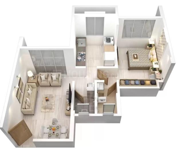 Charms Global City Floor Plan Ambernath East, Thane