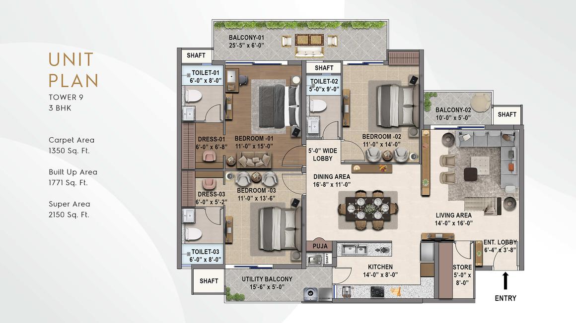 Affinity Belgravia in Bir Chhat, Mohali - Price, Reviews & Floor Plan