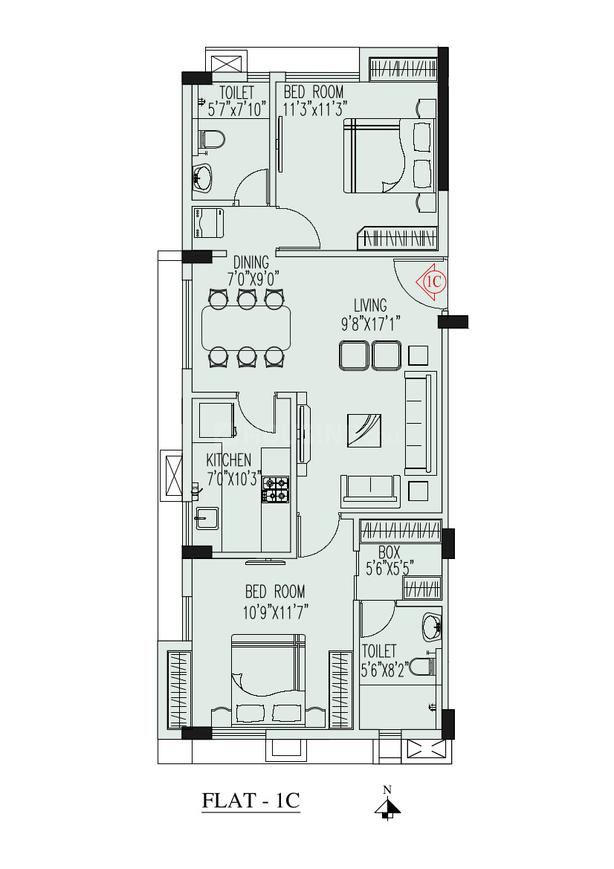 Noble Anthem Floor Plan Bhowanipore, Kolkata