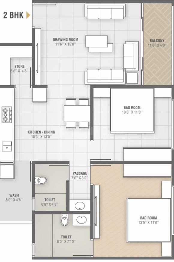 Panth Swapnil Elegance Floor Plan Nava Naroda, Ahmedabad