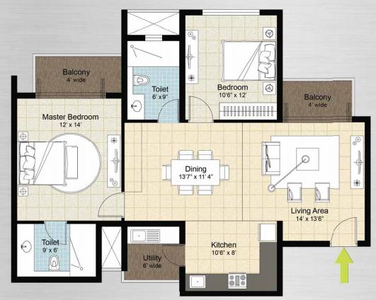 Nitesh Cape Cod Floor Plan Bellandur, Bangalore