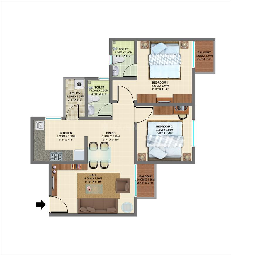 VBHC Palmhaven II Block A in Kengeri, Bangalore - Price, Reviews ...