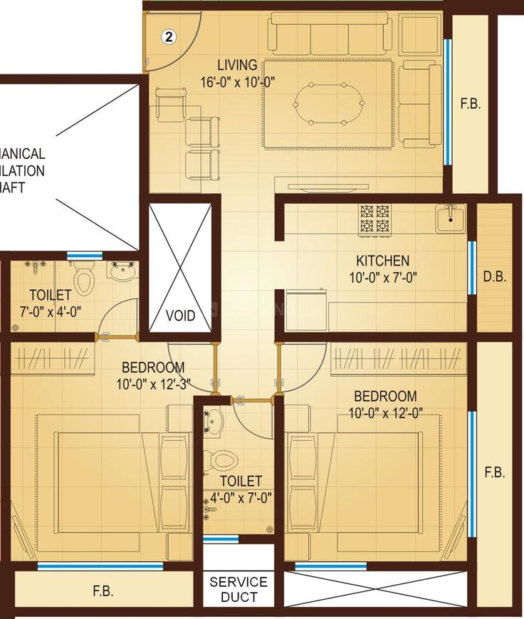 Shree Varadvinayak Morya Heights Floor Plan Kandivali East, Mumbai
