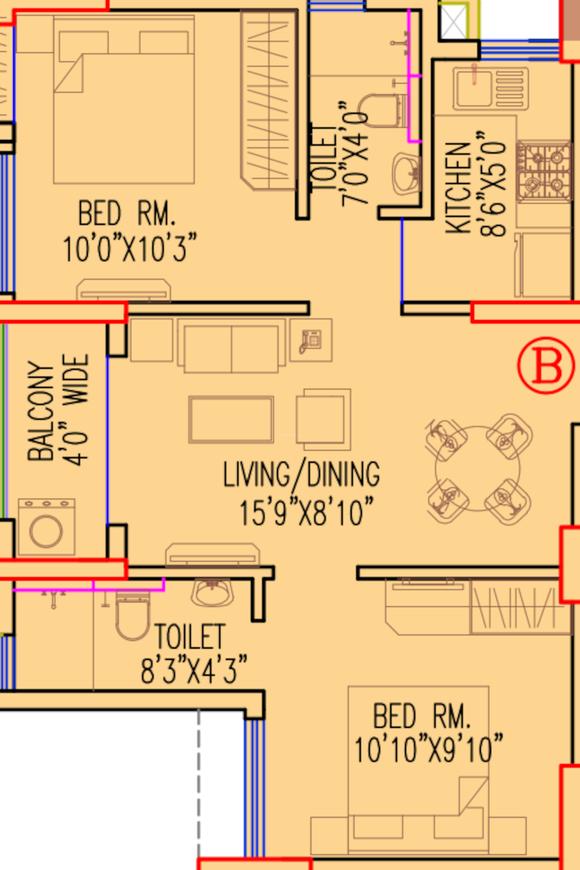 Bally Sky High Floor Plan Bally, Howrah