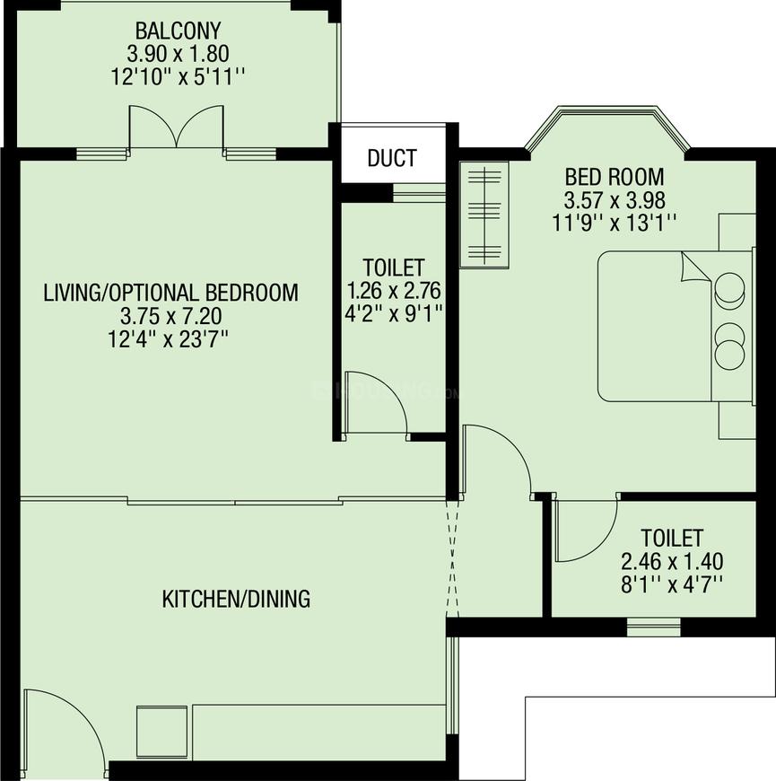 Acron Candolim Elite Floor Plan Calangute, Goa