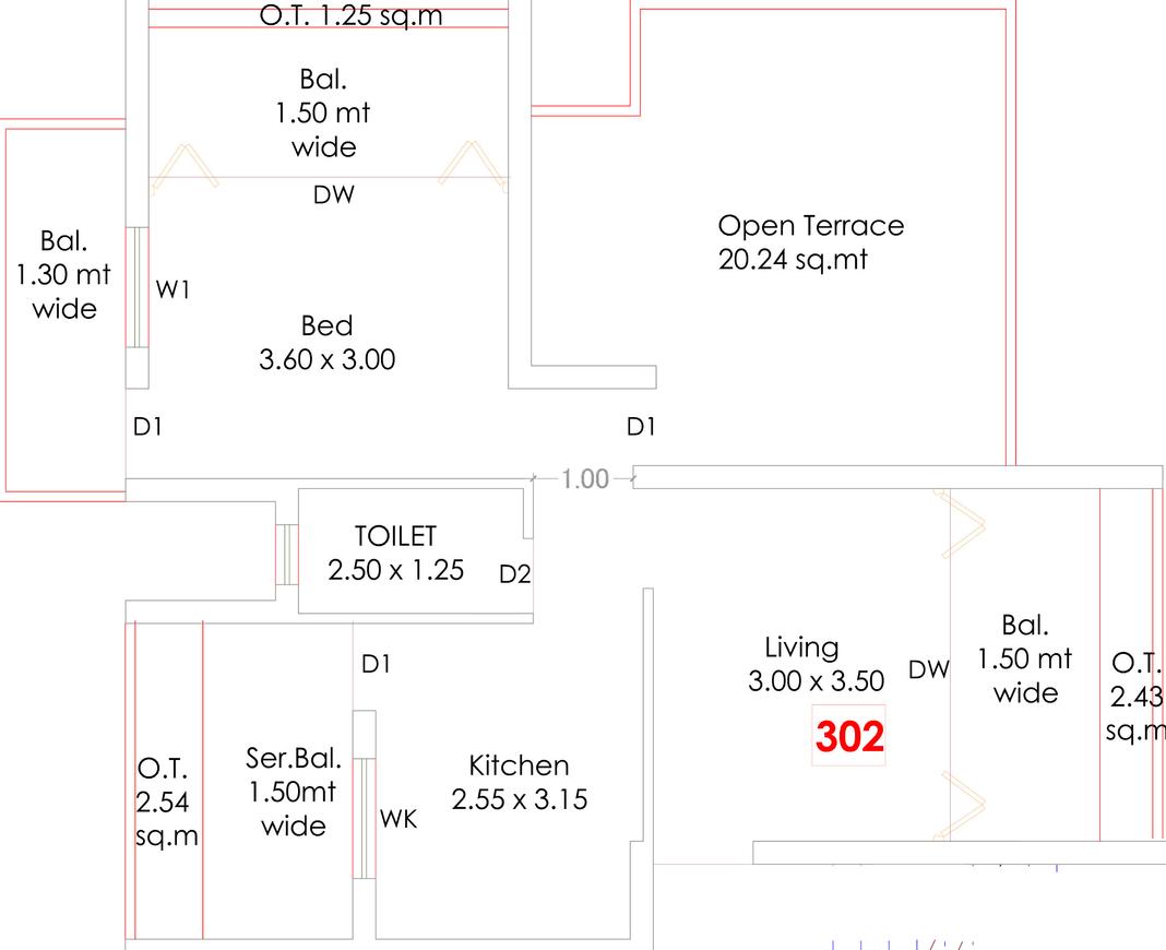 S K Kaushik Floor Plan Ponda, Goa