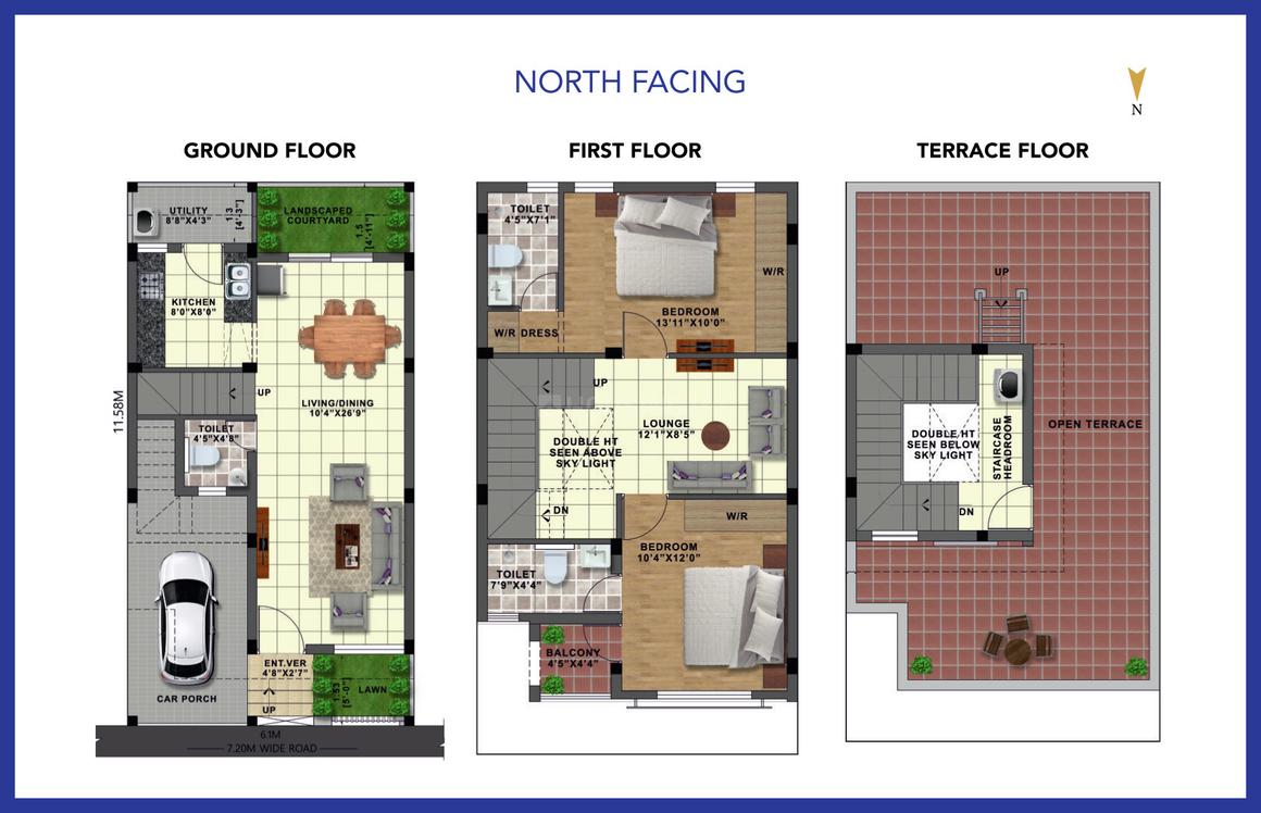 S and P The Address Floor Plan Mambakkam, Chennai