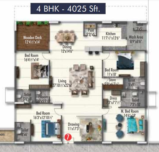 Navayuga Godavari in Begumpet, Hyderabad - Price, Reviews & Floor Plan