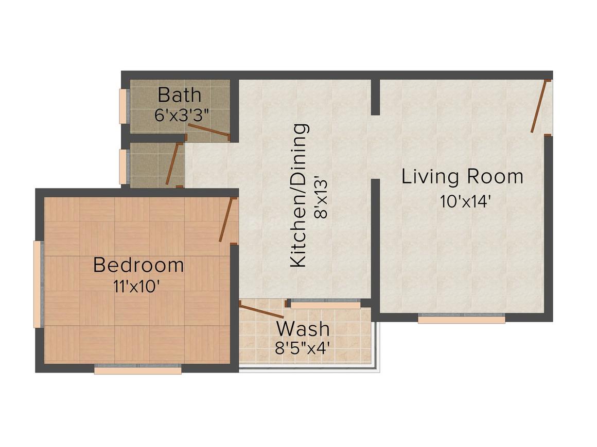 Shukan Enterprise Shukun Residency Floor Plan Dabholi, Surat