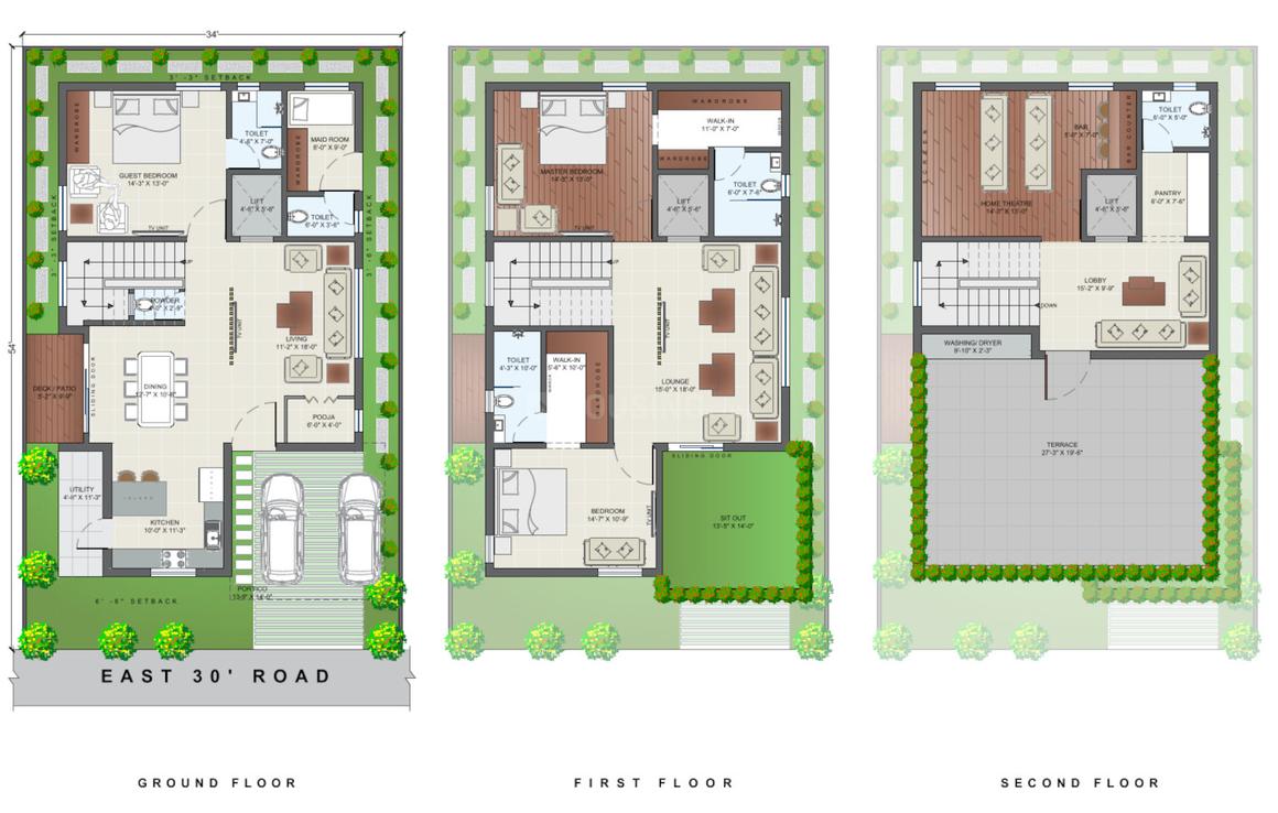 Anmol Aurum Luxury Triplex Villas in Kollur, Hyderabad - Price, Reviews ...