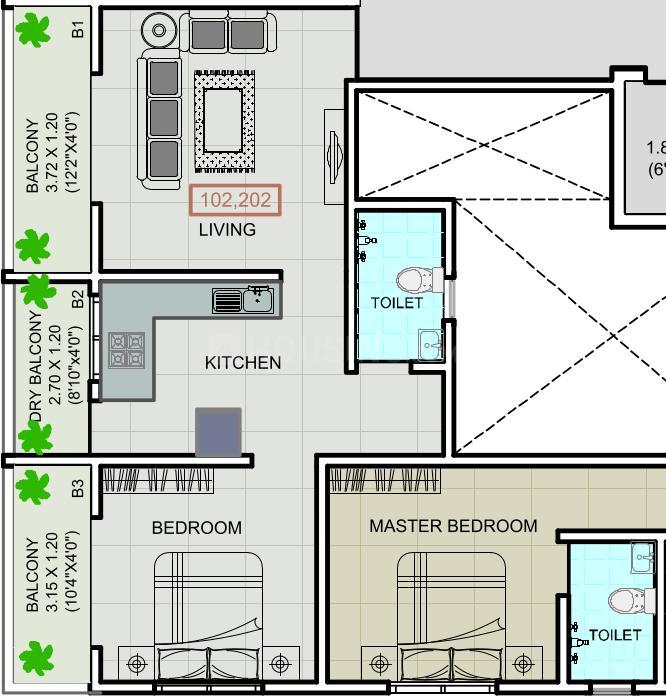 Victory Rajlaxmi Residency Floor Plan Mulshi, Mulshi Kh.