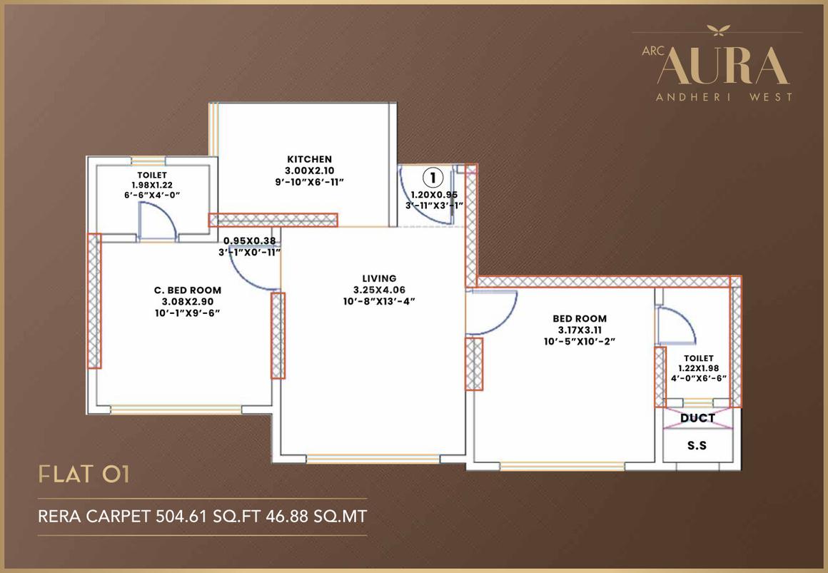 Pratham Vignaharta Infracon Llp ARC Aura in Andheri West, Mumbai ...