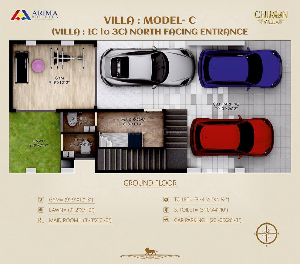 Arima Chiron Villa in ECR, Chennai - Price, Reviews & Floor Plan