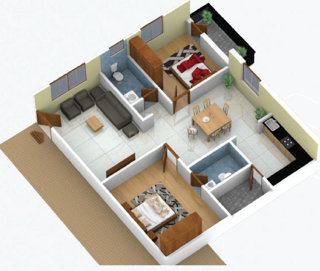 Nestcon Chintala Residency Floor Plan Alwal, Hyderabad