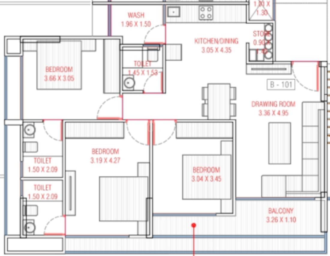 Shanti Pushp Greens Floor Plan Ognaj, Ahmedabad