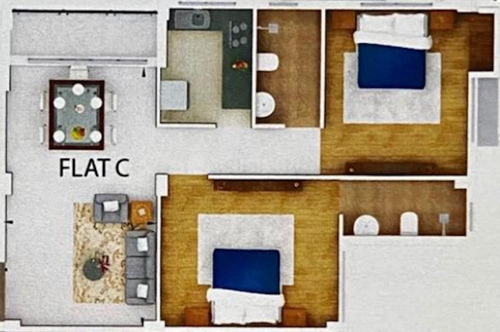 Beeu Saha House Floor Plan Tala, Kolkata