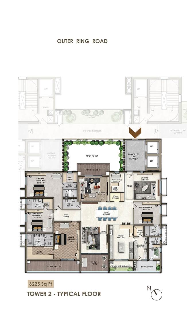 Poulomi Palazzo in Kokapet, Hyderabad - Price, Reviews & Floor Plan