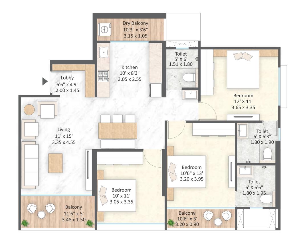 Mantra Magnus Phase 1 in Mundhwa, Pune - Price, Reviews & Floor Plan