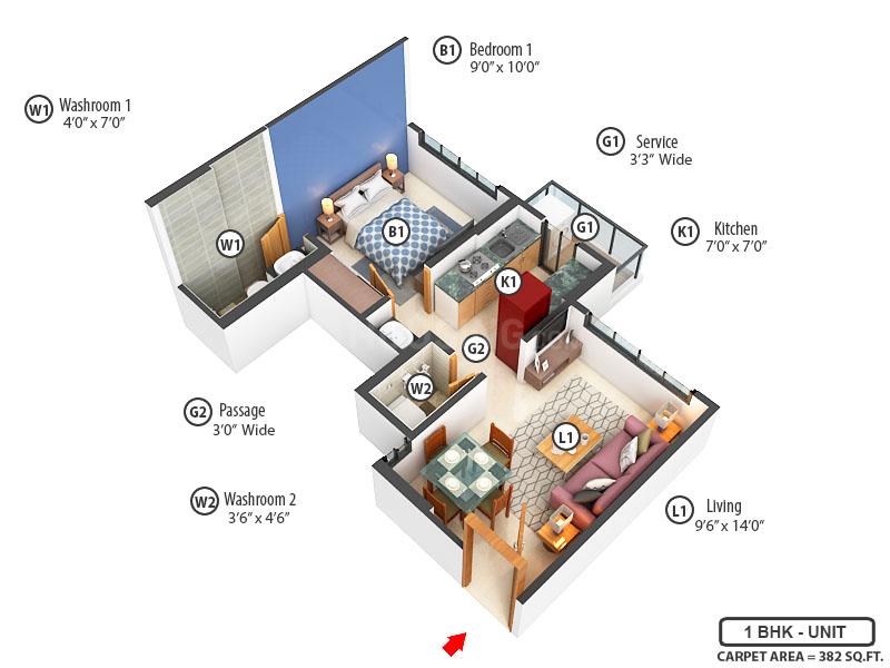 Rustagi Aarambha in Titwala, Thane - Price, Reviews & Floor Plan