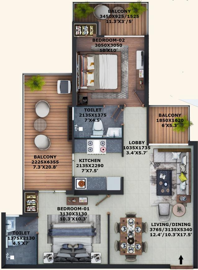 Fusion The Brook in Noida Extension, Noida - Price, Reviews & Floor Plan