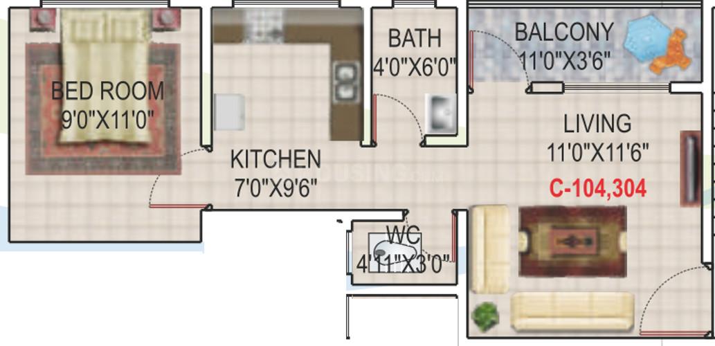 Geet Govind Muktai Aangan Phase VIII Floor Plan Bopkhel, Pune