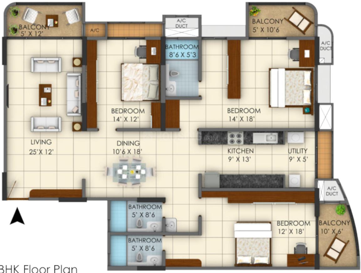 Vinit S Amin Shipal Floor Plan Brahmagiri, Udupi