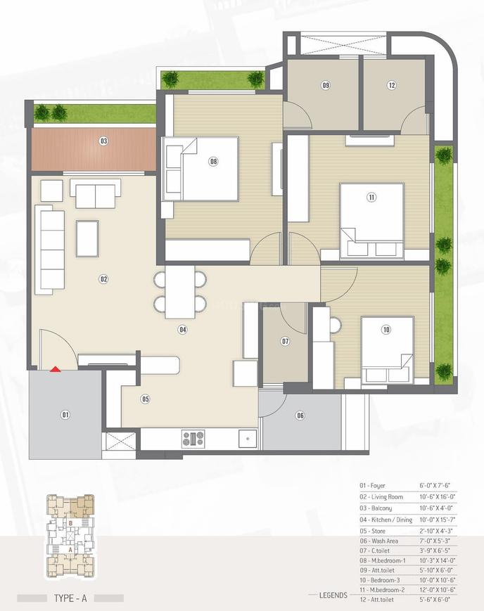 Westside Heights in Ognaj, Ahmedabad - Price, Reviews & Floor Plan