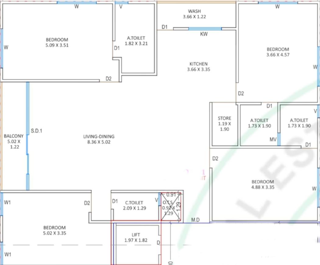 Omkar Solitaire Liberty Floor Plan Mota Varachha, Surat